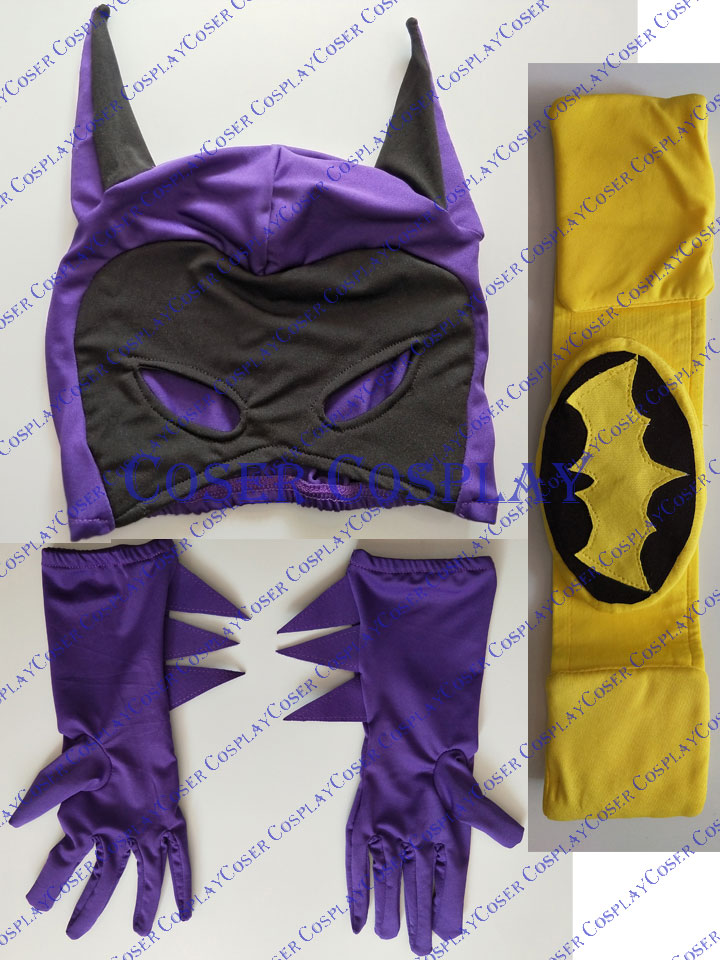 Batman Costume Batgirl Purple Suit
